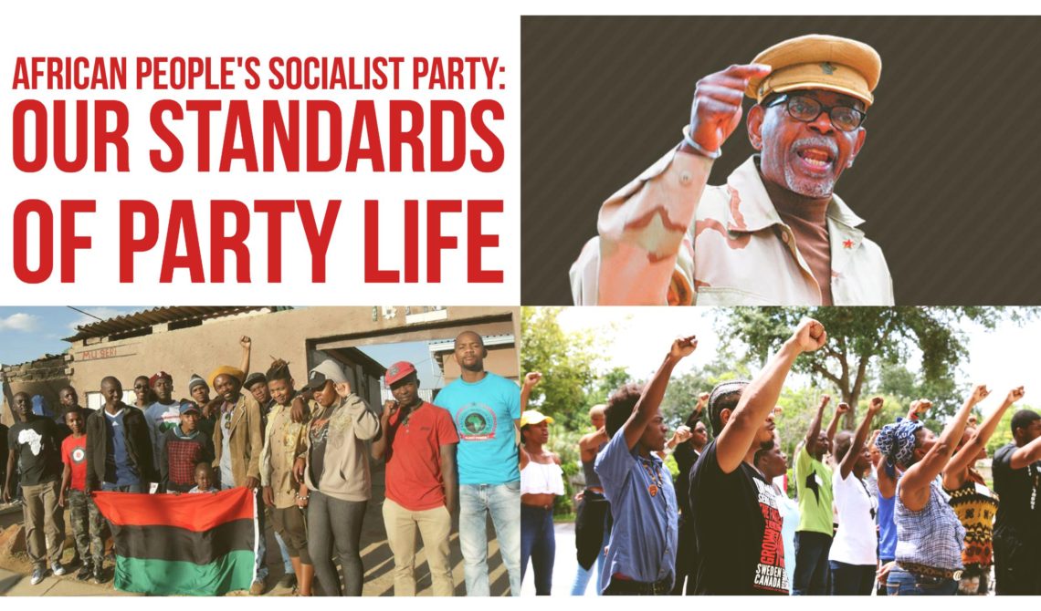 Comrade – The African People's Socialist Party